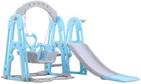Swing And Slider Blue And Gray Playgro Super Prime Slide Combo For Babe Age Group
