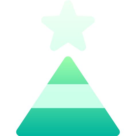 Pyramid Basic Gradient Gradient Icon