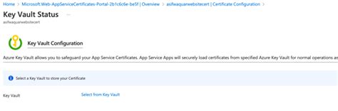 Export An App Service Certificate From Azure Key Vault And Setup Password To Use Azure Vmon
