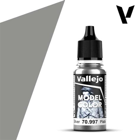 Silver 18ml 70997 Vallejo Model Color