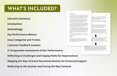 IT Customer Support Metrics Analysis Report In Word PDF Google Docs Download Template Net