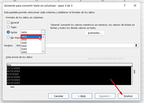 Transformar Formato De Fecha Americana En Excel Ninja Del Excel