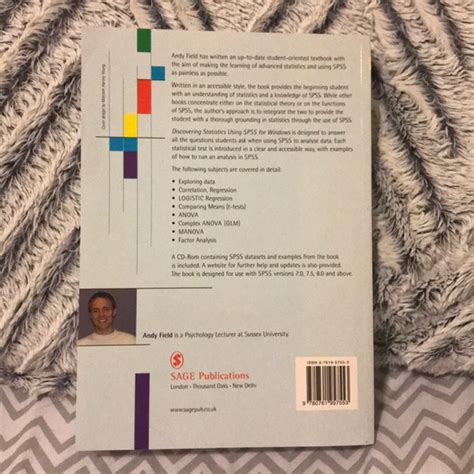 Accents Discovering Spss Using Windows By Andy Field Poshmark