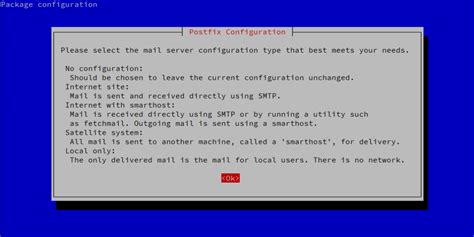 debian 系统如何重新配置 postfix