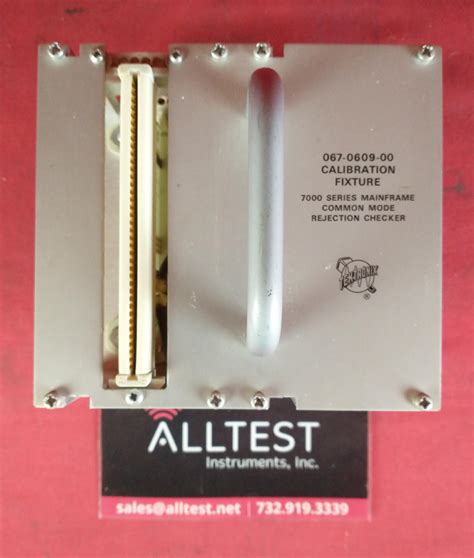 067 0609 00 Tektronix Alltest Instruments