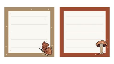 Premium Vector Cute Memo Notepad Planner Journal Stationery