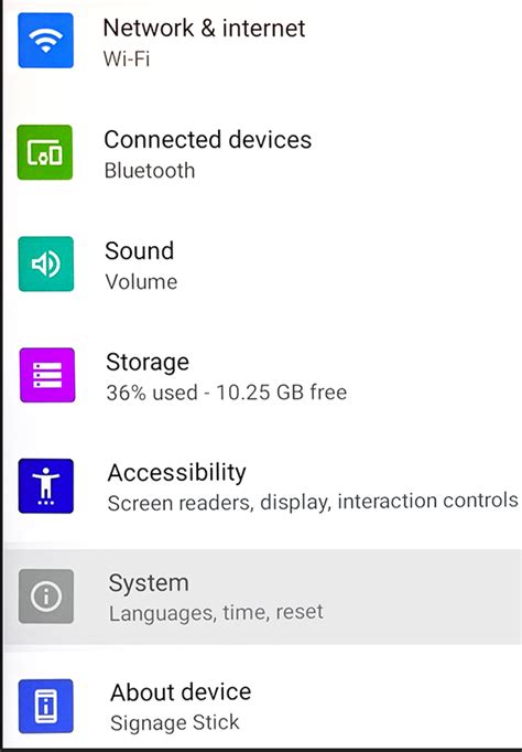 Factory Reset Guide Amazon Digital Signage Support