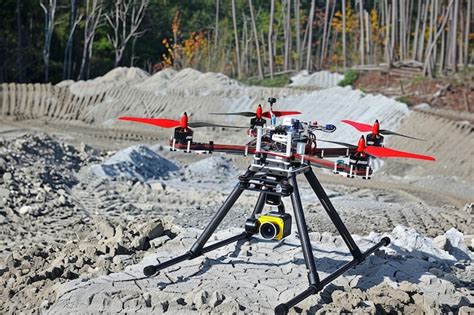autonomous drone mapping terrain for surveying premium ai generated image
