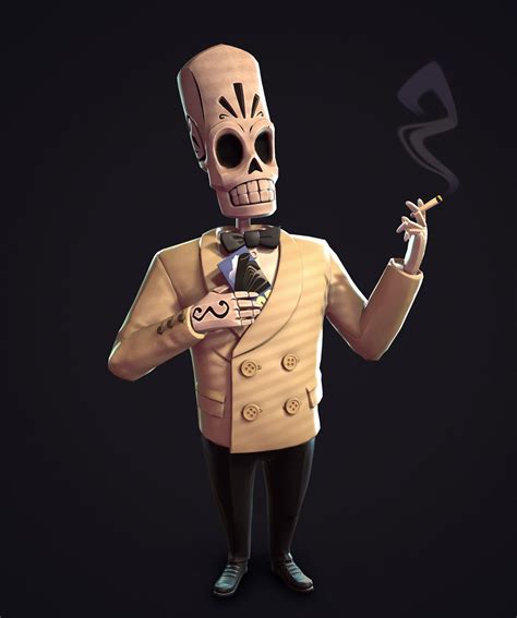 Grim Fandango Manny Calavera Retrogasm 2018 — Polycount