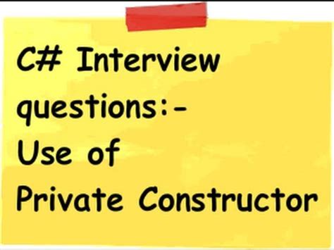 NET Interview Questions What Is Constructor And Mention Its Uses C ASP NET MVC Core