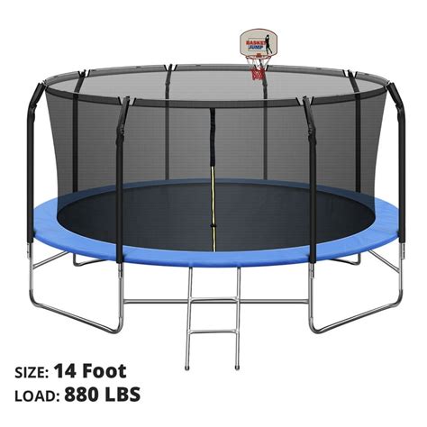 14 foot trampoline with net online