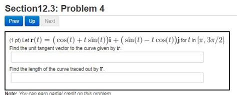 Solved Let R T Cos T T Sin T I Sin T T Chegg Com