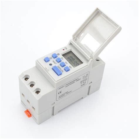 Electronic Weekly 7 Days Programmable Digital Industrial Time Switch Relay Timer Control Ac 220v