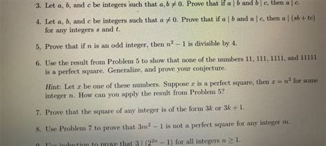 Solved Let A B And C Be Integers Such That A B Prove Chegg Com