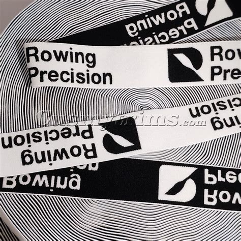Custom Elastic Bands With Jacquard And Printed Logos