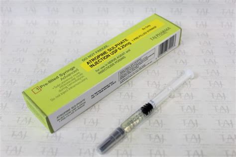 Atropine Sulphate Injection Usp 0 25mg
