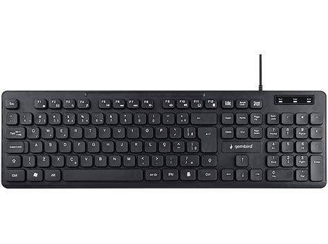 Teclado Con Cable Gembird Kb Mch Al Mbrico Negro Mediamarkt