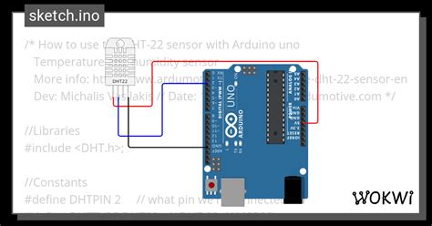 Temp Sensor Wokwi Esp32 Stm32 Arduino Simulator
