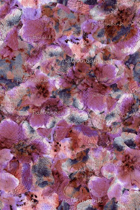 Watercolour Floral Art Design By Vita Daneva Seamless Repeat Royalty Free Stock Pattern