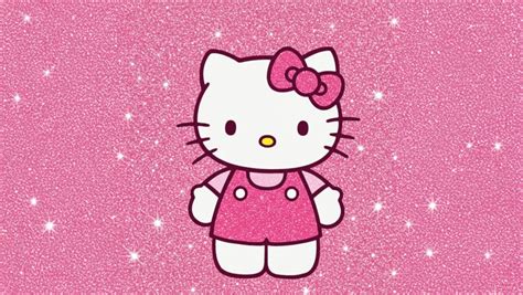 Hello Kitty Bilder Glitter Hello Kitty And Mimmy Glitter Stickers