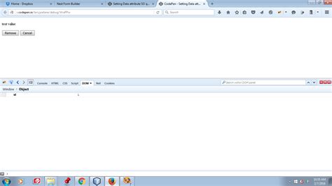 Javascript Jquery Prop And Attr Setter Doesnt Work With Dialog