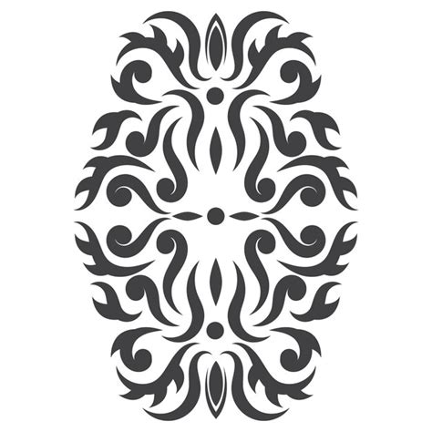 Premium Vector Damask Decorative Element Vector