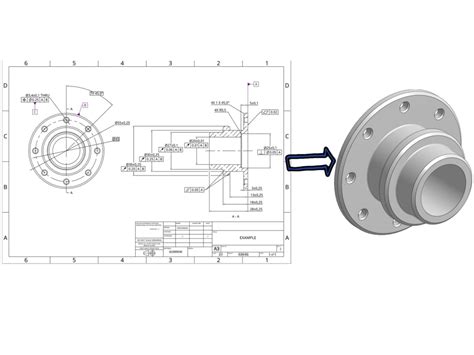 2d Technical Drawings To 3d Step Stl Iges Format Conversion Upwork