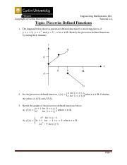 Tutorial Piecewise Defined Functions Pdf Engineering Mathematics Tutorial