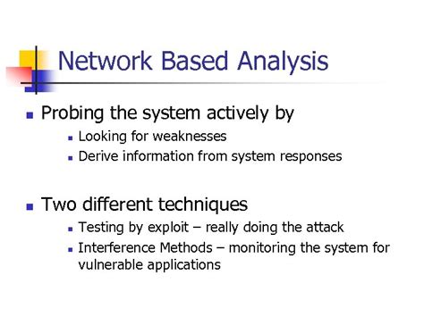 Vulnerability Analysis Vulnerability Analysis N Formal Verification