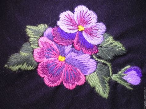 варежки шапка ручная вышивка вариация для примера купить или заказать в интернет магазине на