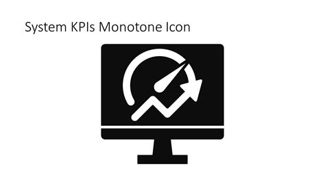 System KPIs Monotone Icon In Powerpoint Pptx Png And Editable Eps Format PPT Slide