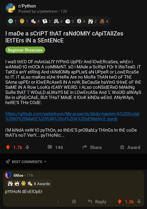 PYtHoN DeVEloPeR R ProgrammerHumor