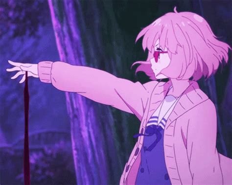 S Mirai Kuriyama Beyond The Boundary Sky Anime Aesthetic Anime