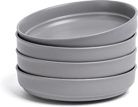 Overandback Rim Dinner Bowl Set Stoneware Dishes Comes