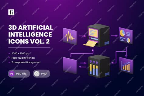 Premium Psd 3d Illustration Artificial Intelligence Generative Adversarial Network