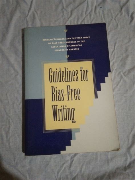 Guidelines For Bias Free Writing Hobbies Toys Books Magazines Fiction Non Fiction On