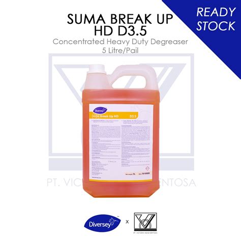 Jual [sample Pack 1 L] Diversey Suma Break Up Concentrated Heavy Duty Degreaser Pembersih