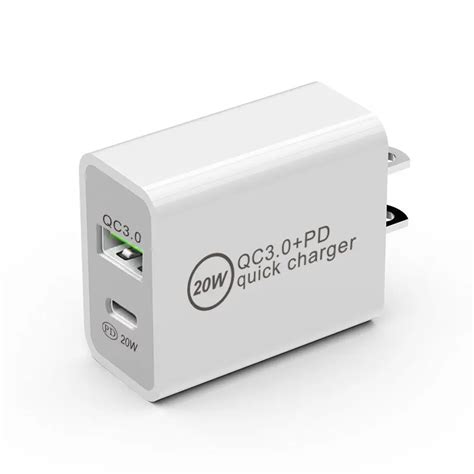 20w Usb C 전원 어댑터 빠른 충전 Qc30 Pd 휴대 전화 충전기 여러 전화 Iphone 충전 어댑터 용 Buy