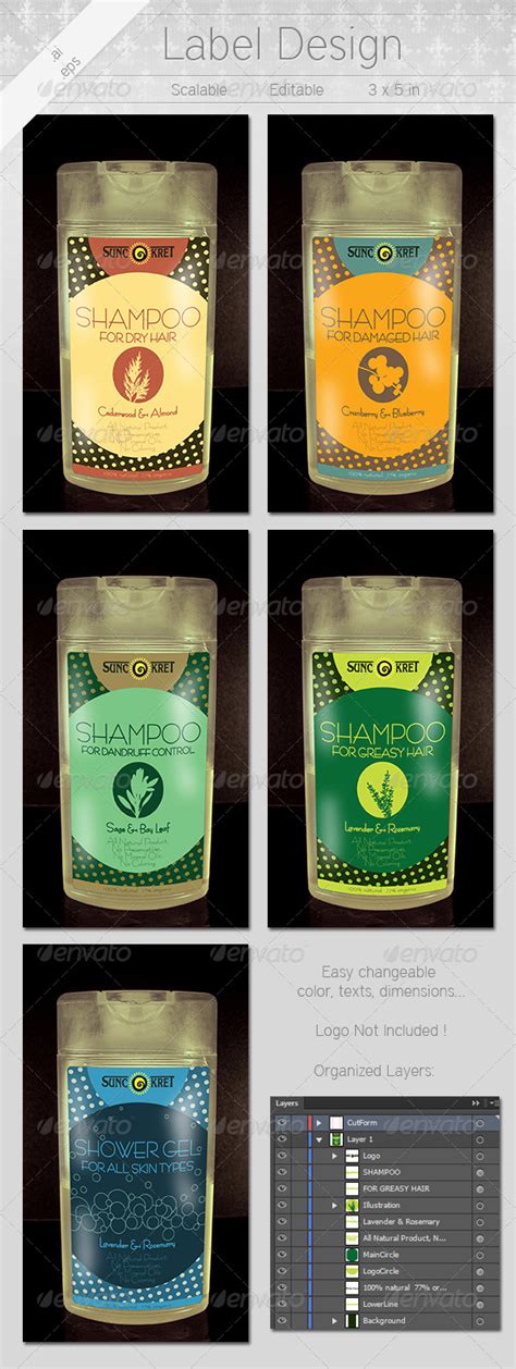 Label Design Template Graphicriver