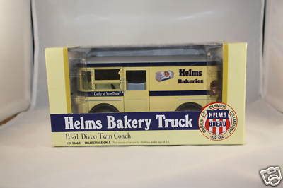 Helms Bakery Divco Twin Coach Diecast Truck 124 Scale 427236557