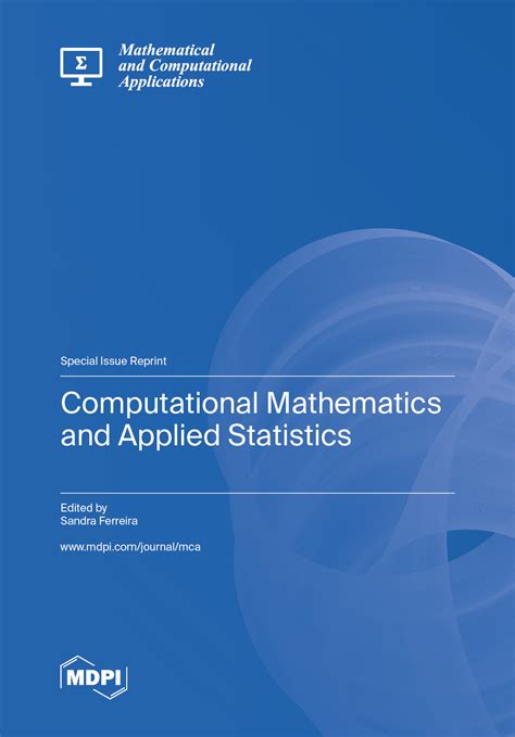 Computational Mathematics And Applied Statistics Mdpi Books