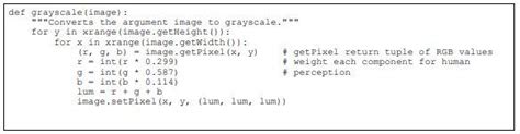 Solved The Below Grayscale Function Converts A Color Image