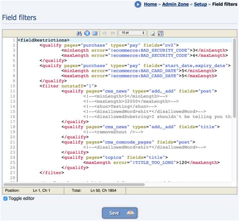 Composr Tutorial The Form Field Filter System Composr