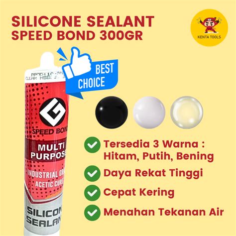 Jual Silicone Sealant Lem Alumunium Kaca Glazing Mp Silikon Silen