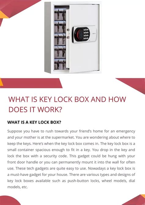 PPT WHAT IS KEY LOCK BOX AND HOW DOES IT WORK PowerPoint Presentation ID 11433986