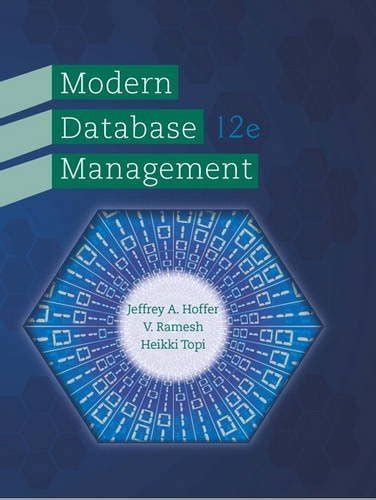 Solution Manual Modern Database Management 12th Edition By Jeffrey A Hoffer Ebooks Store