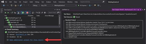 How To Get Aspnet Core Logs In The Output Of Xunit Tests Meziantous