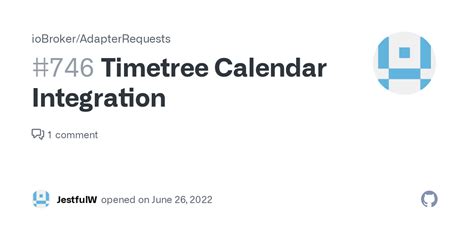 Timetree Calendar Integration · Issue 746 · Iobrokeradapterrequests