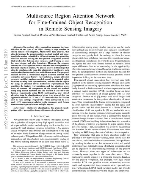 multisource region attention network for fine grained object
