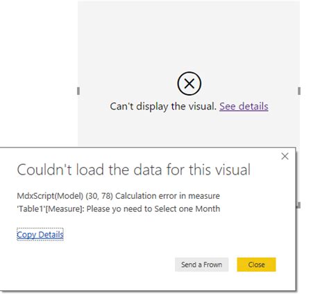 editing can t display visuals message microsoft fabric community
